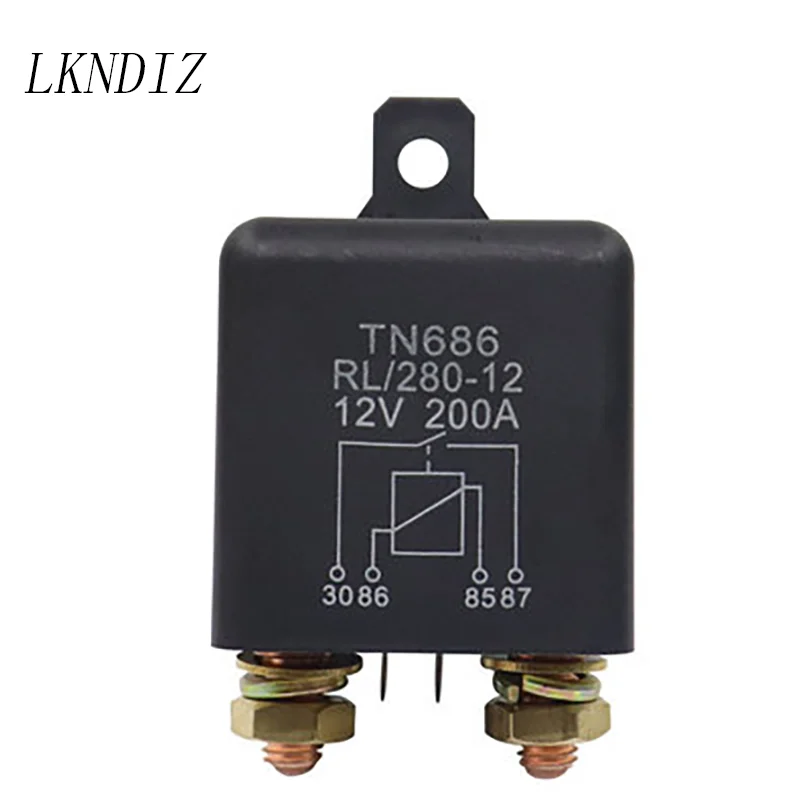 12V/24V 200A Truck Car Motor Automotive Relay 1.8W 4.8W Continuous Type ...