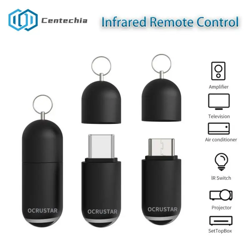 Ocrustar Control remoto infrarrojo tipo C, Micro USB, Control remoto ...