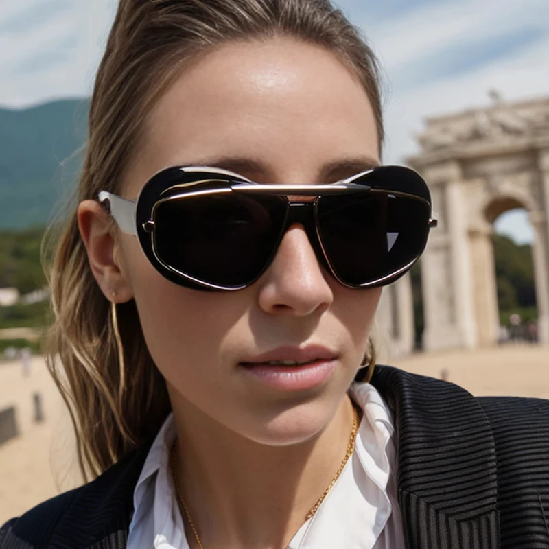 57571-INS-New-Metal-Women-s-Advanced-Sunglasses-Fashion-Brand-Designer ...