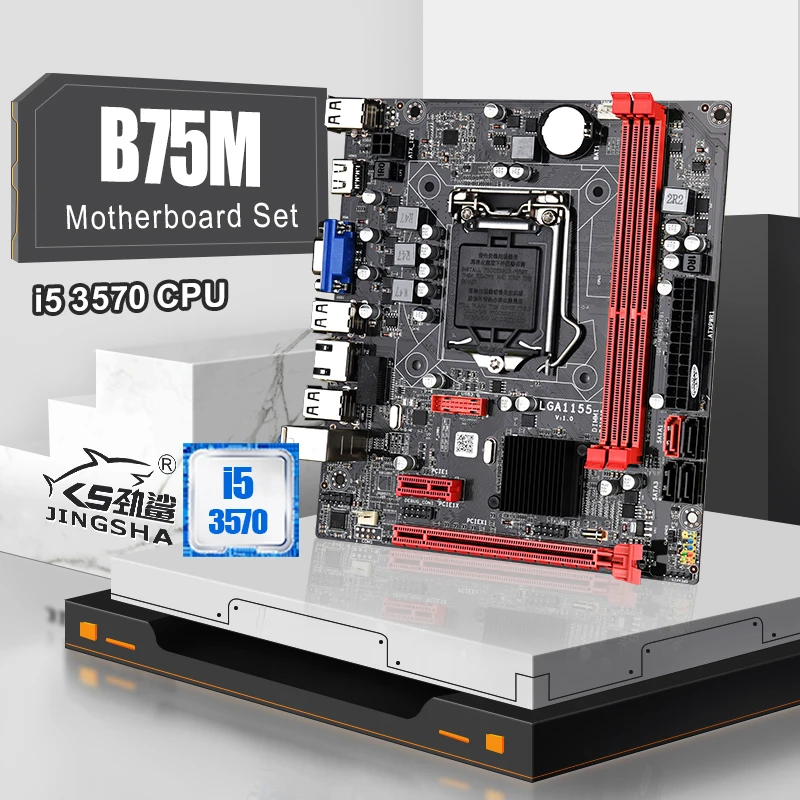 B75M-Support-Memory-M-ATX-Mobo-VGA-HDMI-USB3-0-Desktop-Motherboard-Set ...