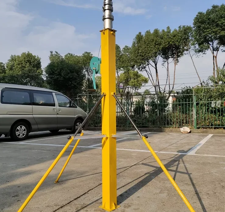 Portable Lightweight Retractable CCTV Camera Outdoor Retractable Manual ...
