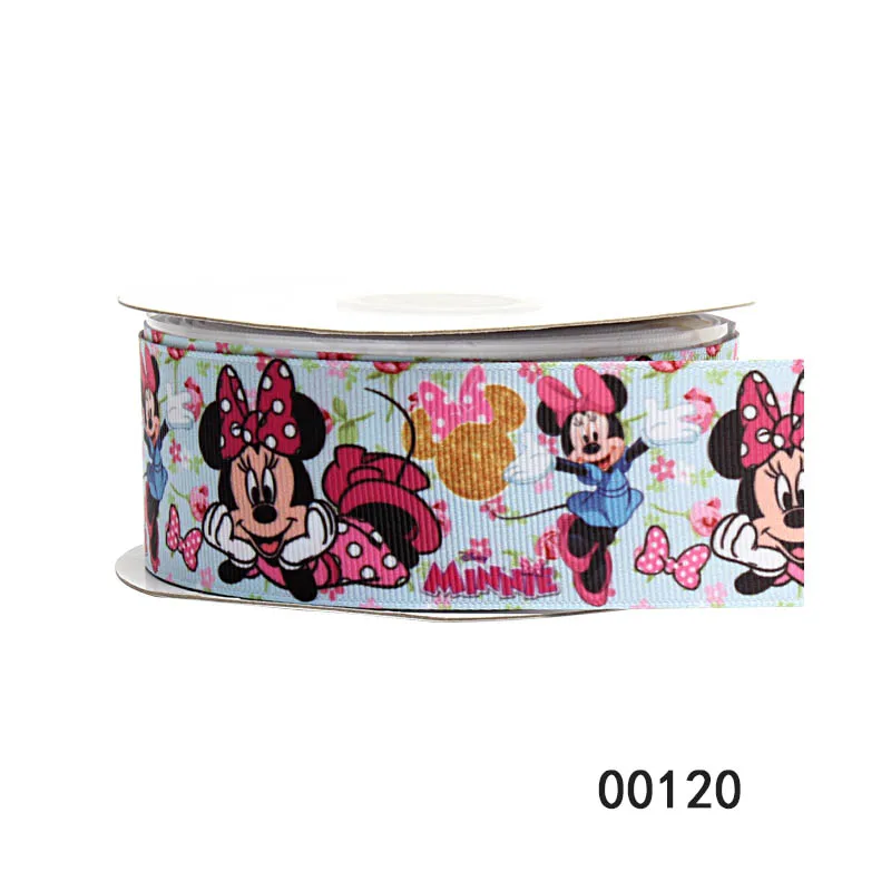 7-8-22MM-Disney-5Yards-cartoon-character-mickey-minnie-mouse-pink ...