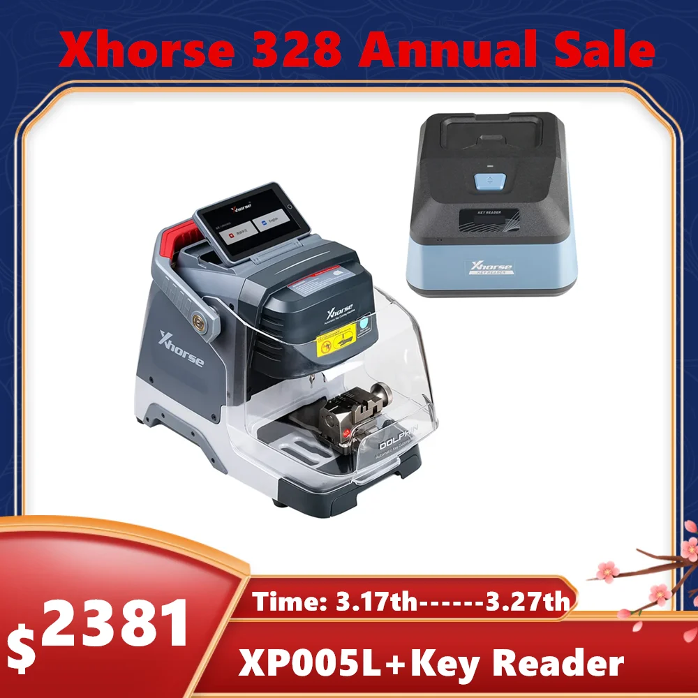 Xhorse-Dolphin-II-XP005L-Key-Cutting-Machine-and-Key-Reader-Optical-Key ...