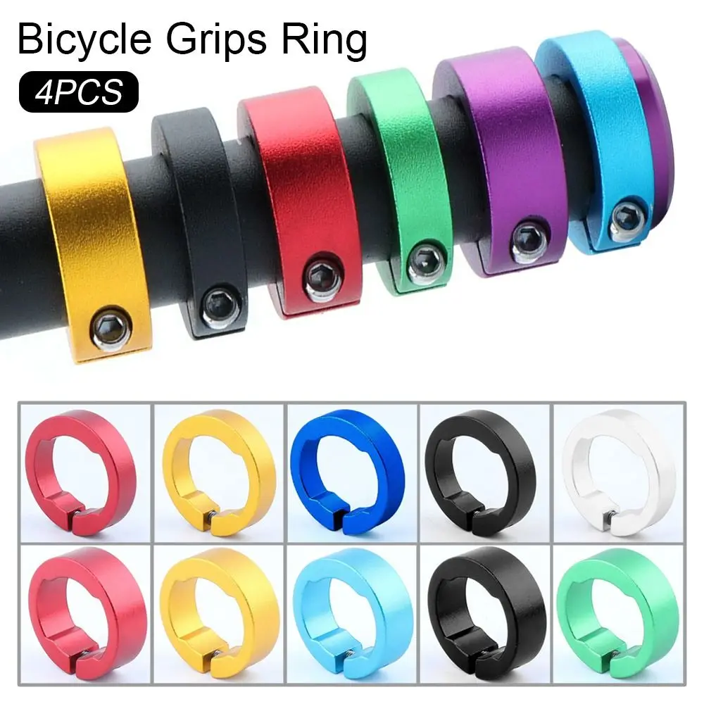 8-12mm-Bicycle-Grips-Ring-Aluminum-Alloy-End-Lock-Rings-MTB-Mountain ...