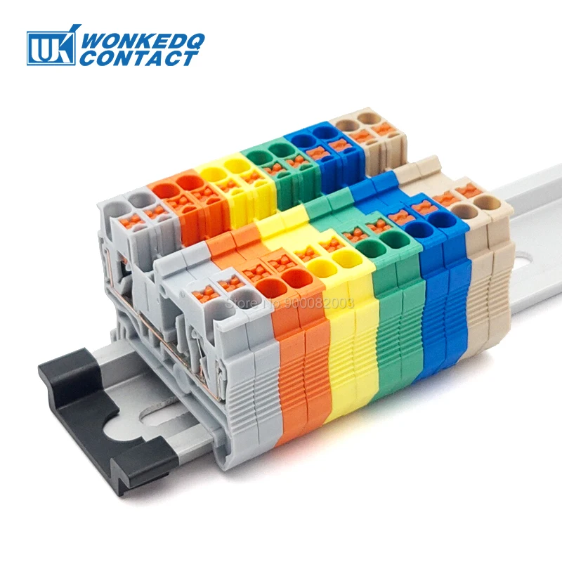 PT-2-5-Push-in-Terminal-Block-DIN-Rail-Wire-Connector-2-5mm-Cable ...