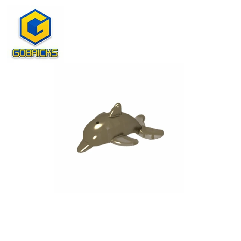 Gobricks-GDS-2101-Animal-Dolphin-Jumping-with-Bottom-Axle-Holder-Plain ...