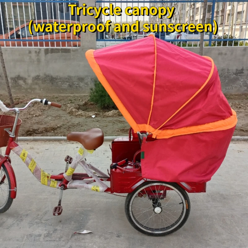 Electric-Tricycle-Folding-Awning-Tricycle-Waterproof-Sunshade-Shed ...