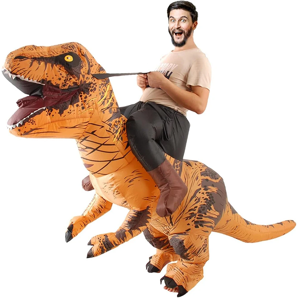 Inflatable-Riding-Dinosaur-Adult-Funny-Cosplay-Air-Blow-up-Halloween ...