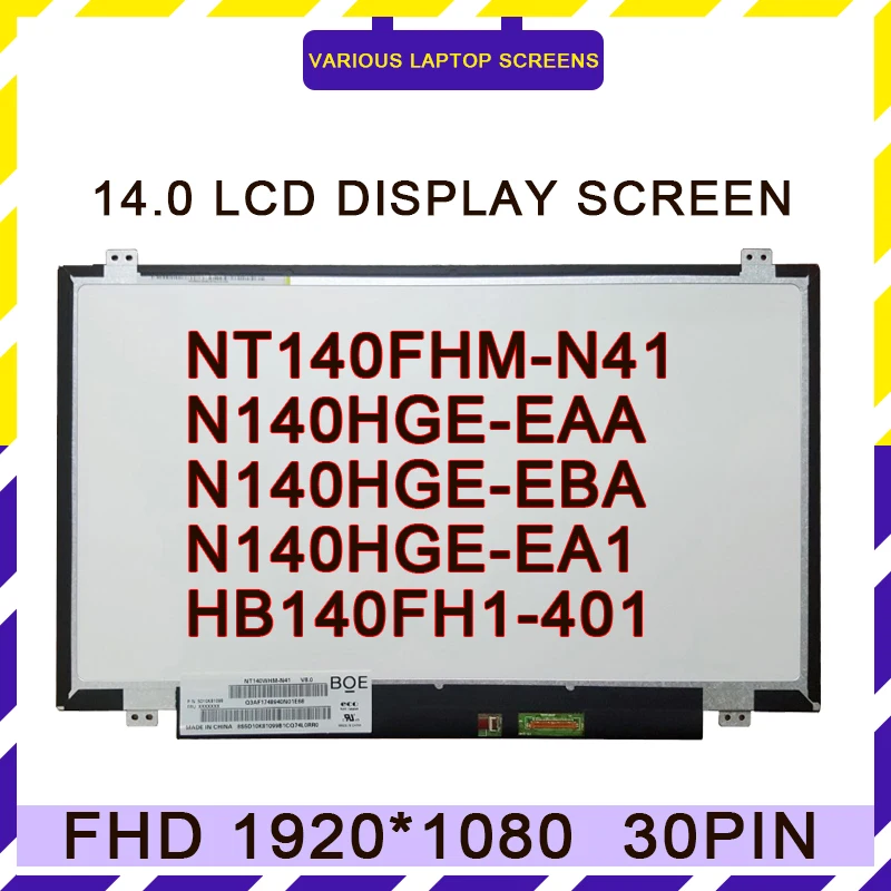 Panel-de-pantalla-LCD-para-ordenador-port-til-NT140FHM-N41-NT140FHM-N42 ...