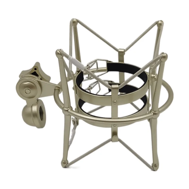 Big Metal Silver Heavy Microphone Shock Mount Mic Stand Holder for ...