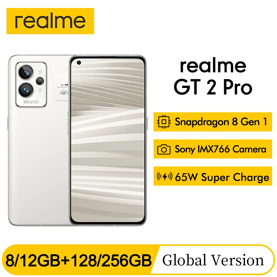 Smartphone Realme GT 2 Pro 5G, Snapdragon 8 Gen, 1 Sony IMX766, Câmera ...