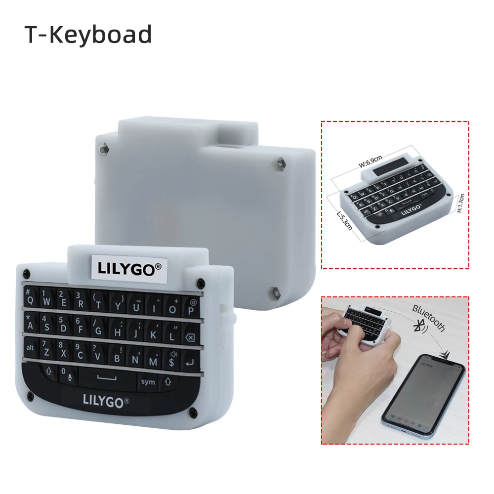 LILYGO-T-Keyboad-ESP32-C3-Mini-Wireless-Bluetooth-Keyboard-Room-Table-Ornaments-Be-Usable-Keypad ...