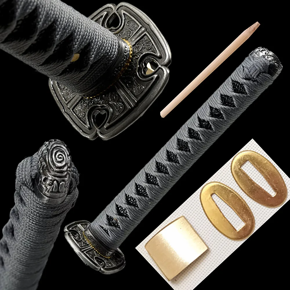 Raccords-de-poign-e-Tsuka-pour-p-e-de-samoura-japonais-Katana-Wakizashi ...
