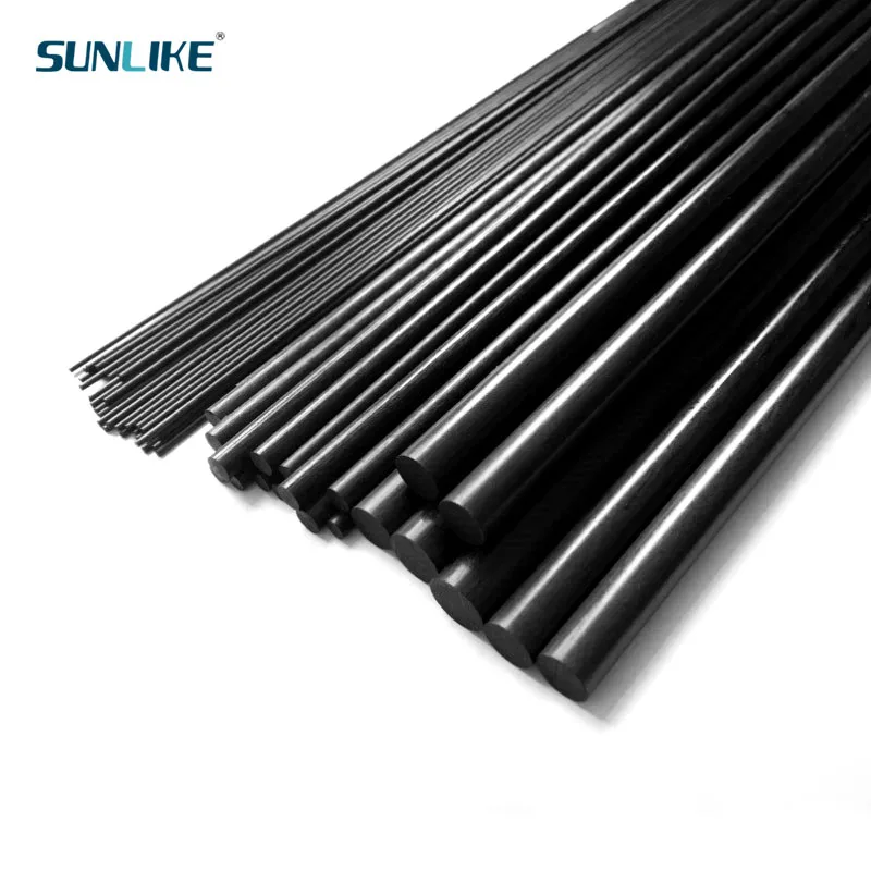 5pcs 1000mm Solid Carbon Fiber Rods Diameter 1mm 1.5mm 2mm 3mm 4mm 5mm ...