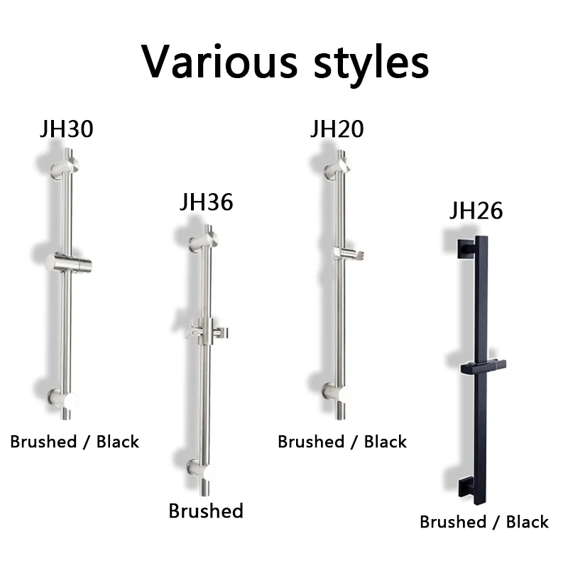 Stainless-Steel-Shower-Slide-Bars-Shower-Rod-Hand-Shower-Lifting-Frame ...
