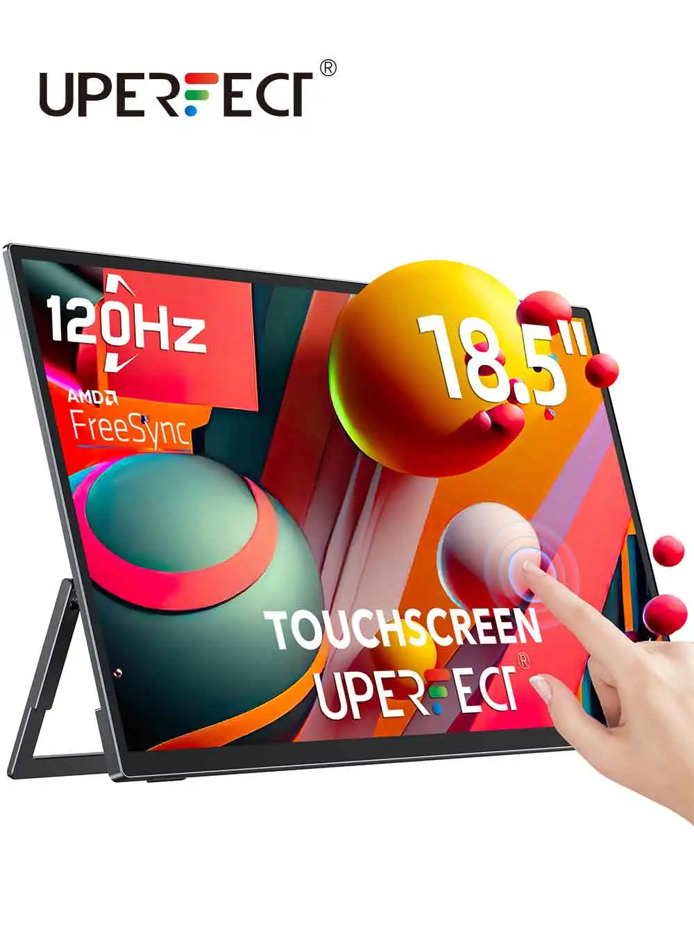 UPERFECT-Portable-Monitor-Touchscreen-18-5-Inch-120hz-w-VESA-180 ...