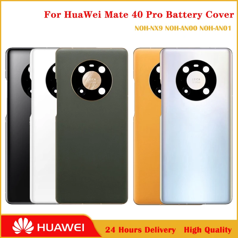 Original Huawei Mate 40 Pro Glass Housing Cover Back Rear Door Battery ...