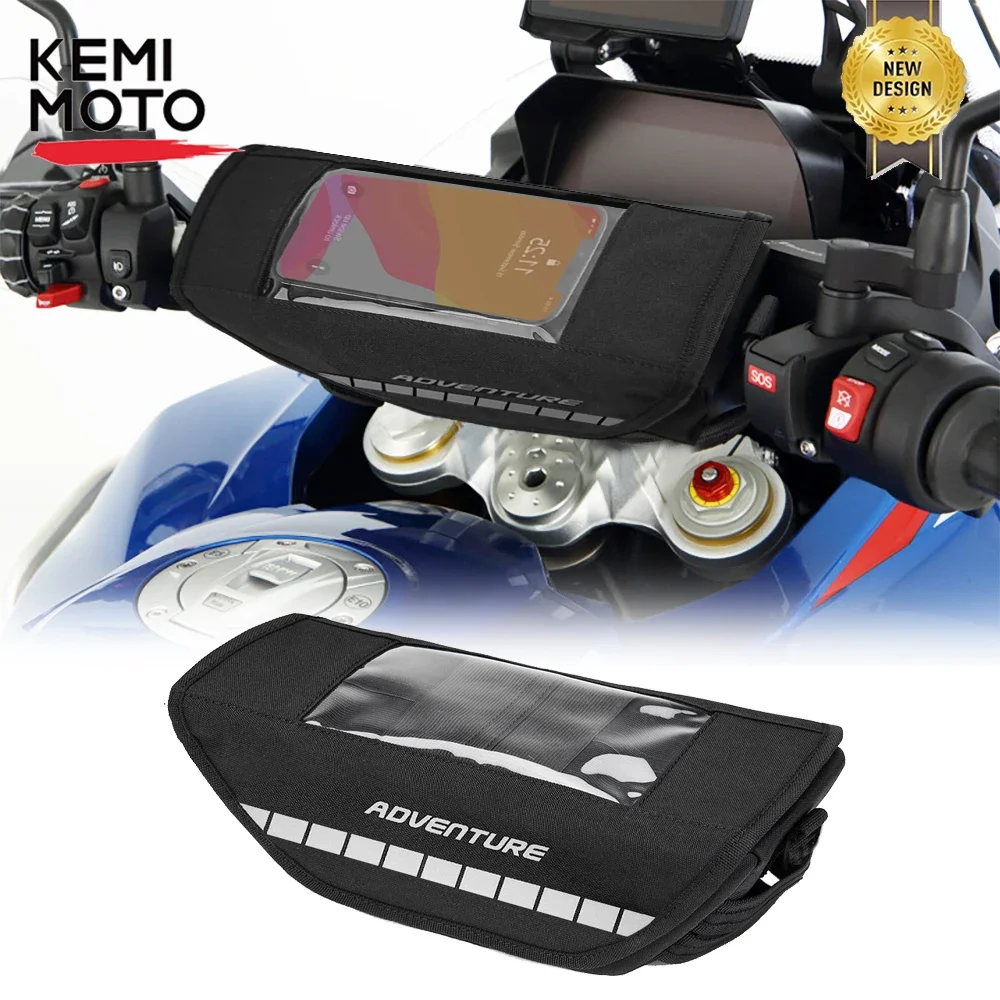 Universal-Motorcycle-Handlebar-Bag-with-Touchscreen-Phone-Storage-Bag ...