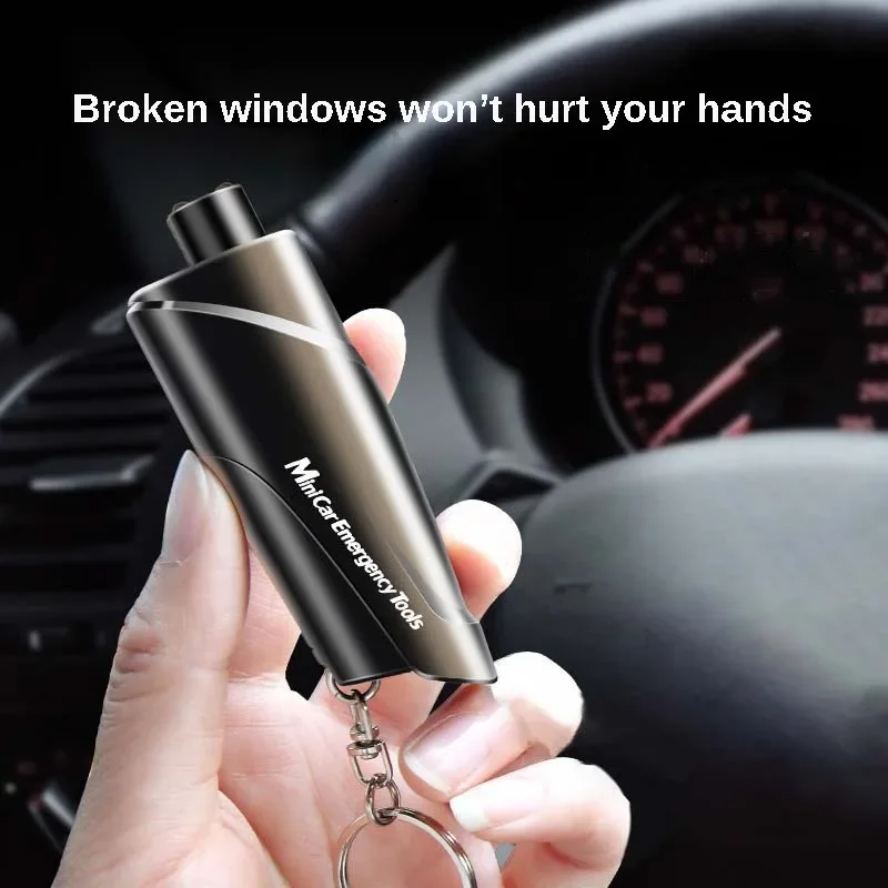 Window Breaker Seatbelt Cutter Multifunctional Safety Hammer Keychain ...