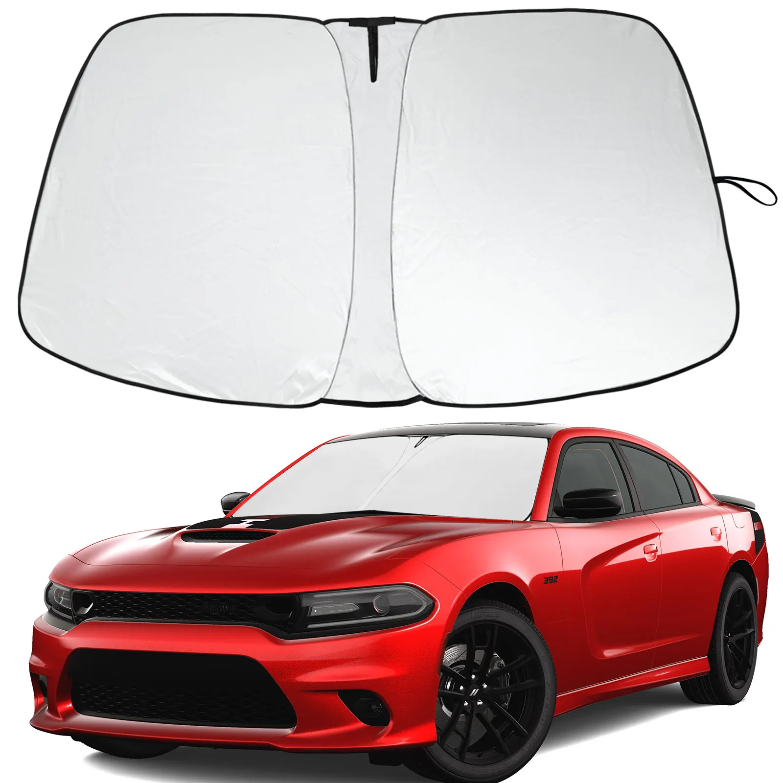 For Dodge Charger 2011-2024 Car Windshield Sunshade Cover Front Window ...