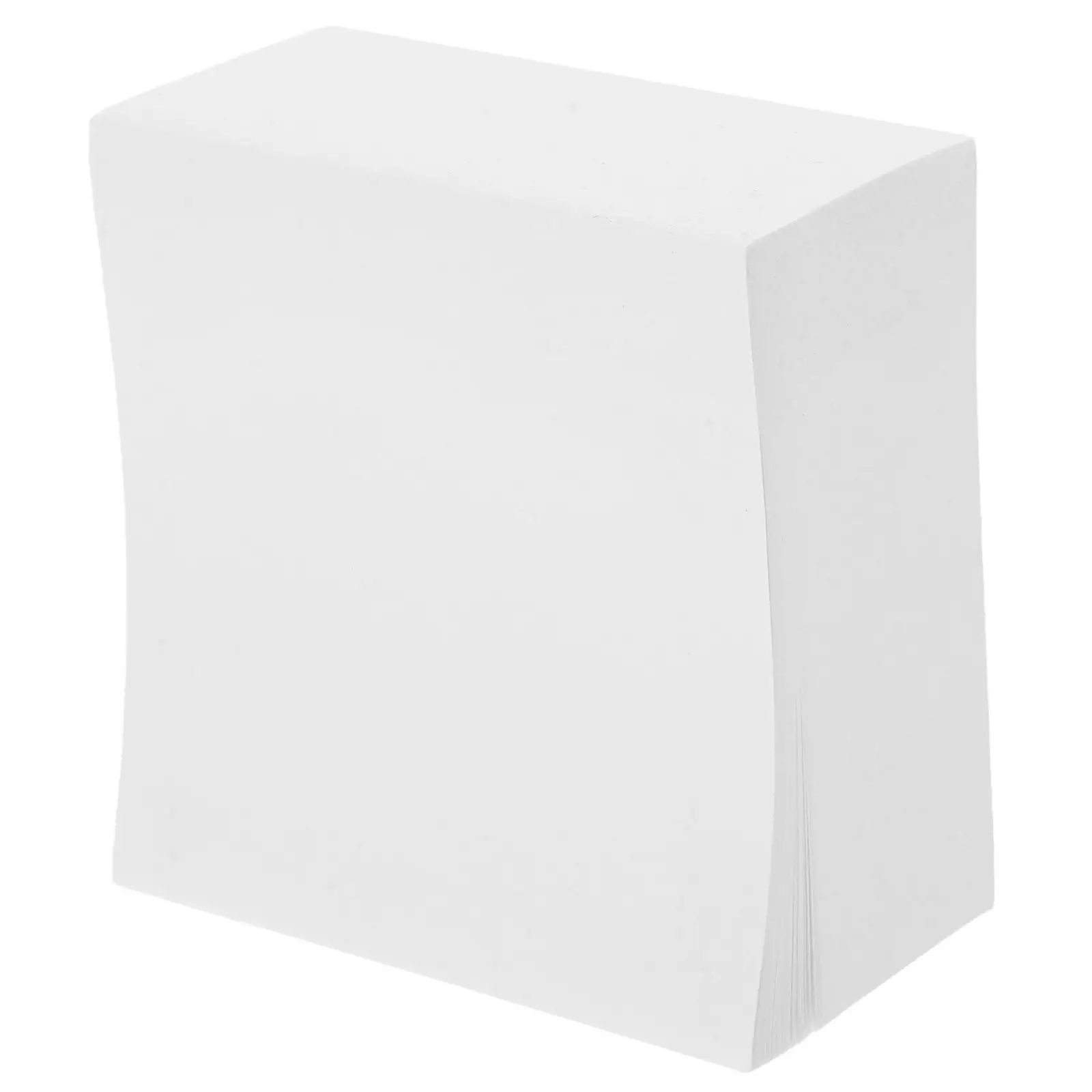 400pcs White Blank Square Non Sticky Memo Pad Tear Off Notes Paper ...