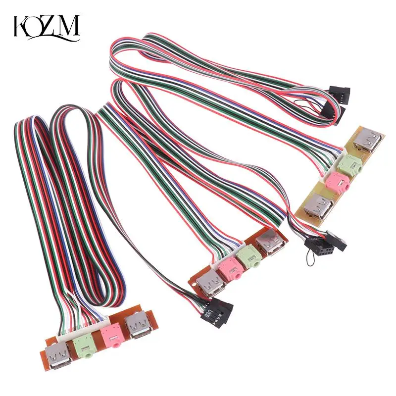 1PC-Computer-Chassis-Front-Panel-Audio-Jack-Front-USB-Interface-Host ...