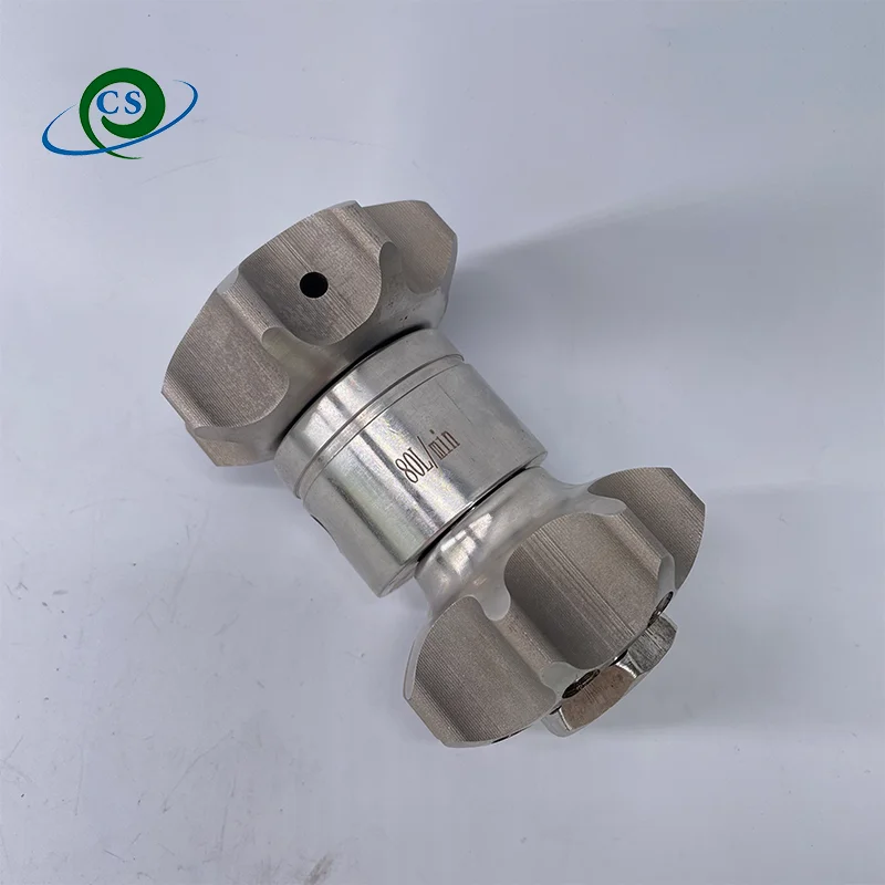 1"Female 215L/min Fast Rotate Vibrating Sewer Nozzle 3000PSI Stainless ...
