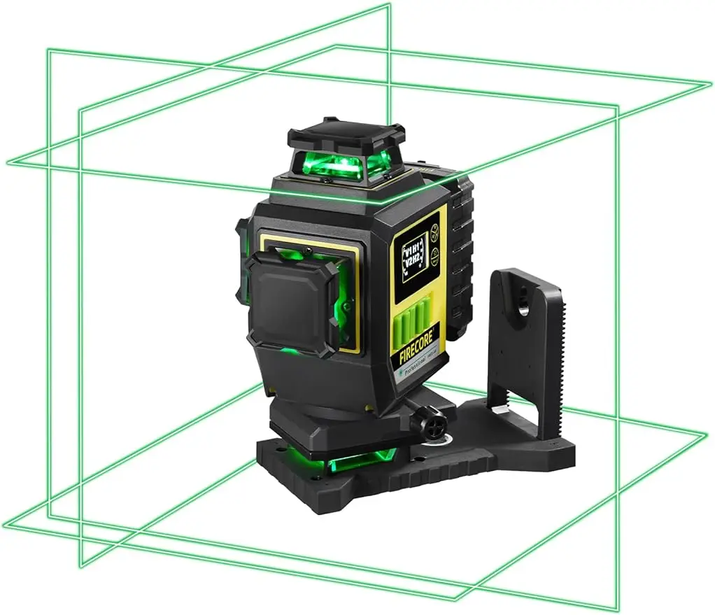4-x-360-Laser-Level-Self-Leveling-Pro-16-Lines-4D-Green-Cross-Line ...
