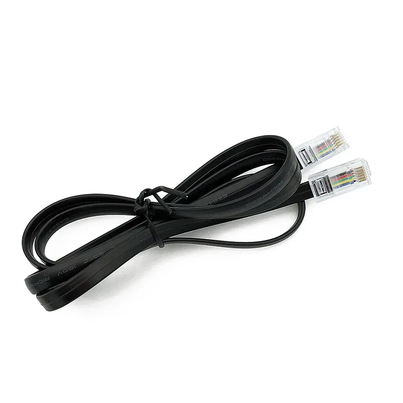 RJ12-6P6C-Extension-Cable-Pure-Copper-6-core-Flat-Telephone-Cord-With ...