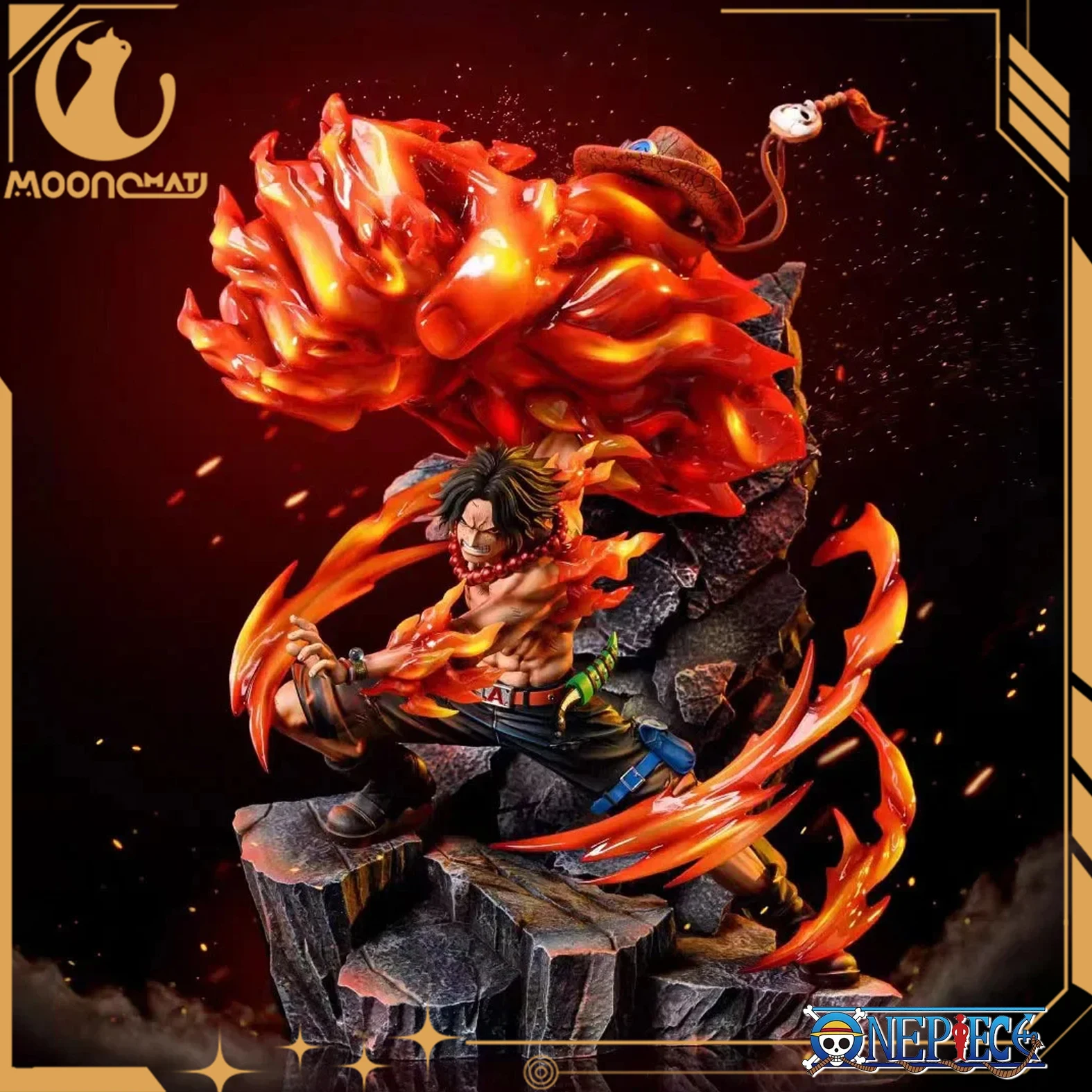 One-Piece-Anime-Figures-Ace-18cm-Figurine-Portgas-D-Ace-Fire-Fist ...