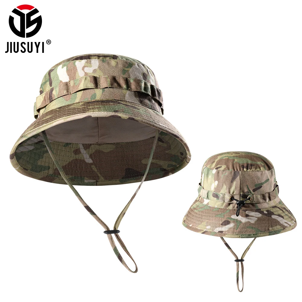 Camouflage Boonie Men Tactical Army Bucket Hat Military Multicam Panama ...