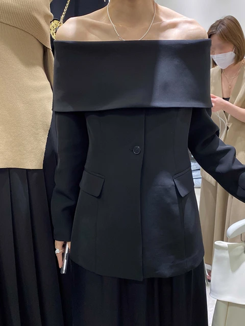 Off The Shoulder Suit Jacket Fabulous Collection | instrumentation ...