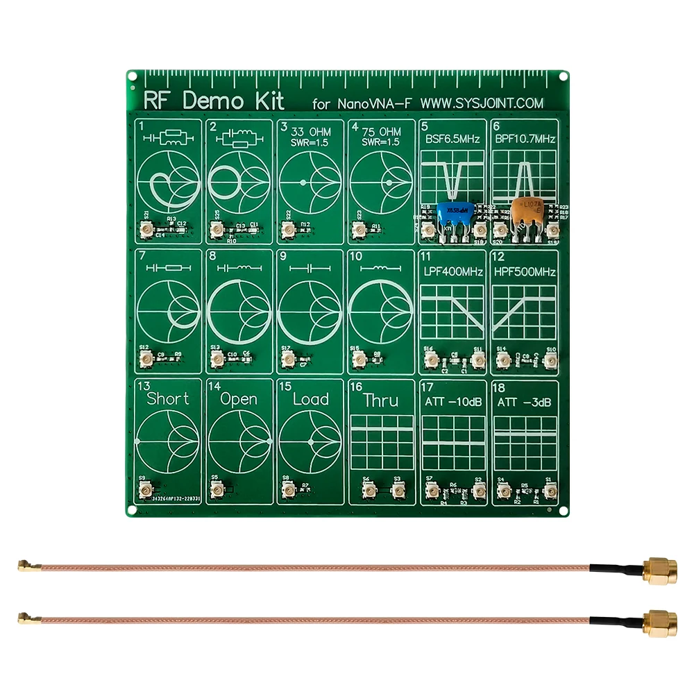 RF-Test-Board-18-Functional-Modules-RF-Demo-Kit-NanoVNA-RF-Test-Module ...
