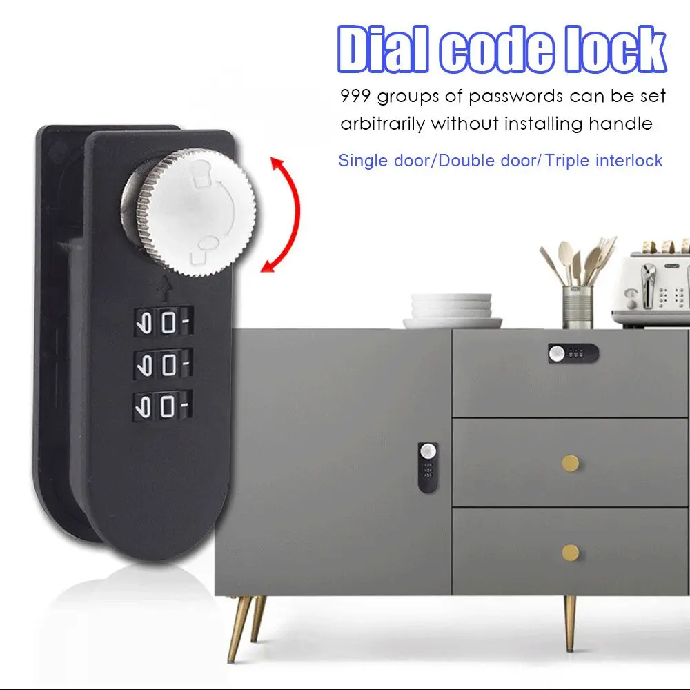 Home-Office-Anti-theft-Plastic-Combination-Password-Drawer-Lock ...