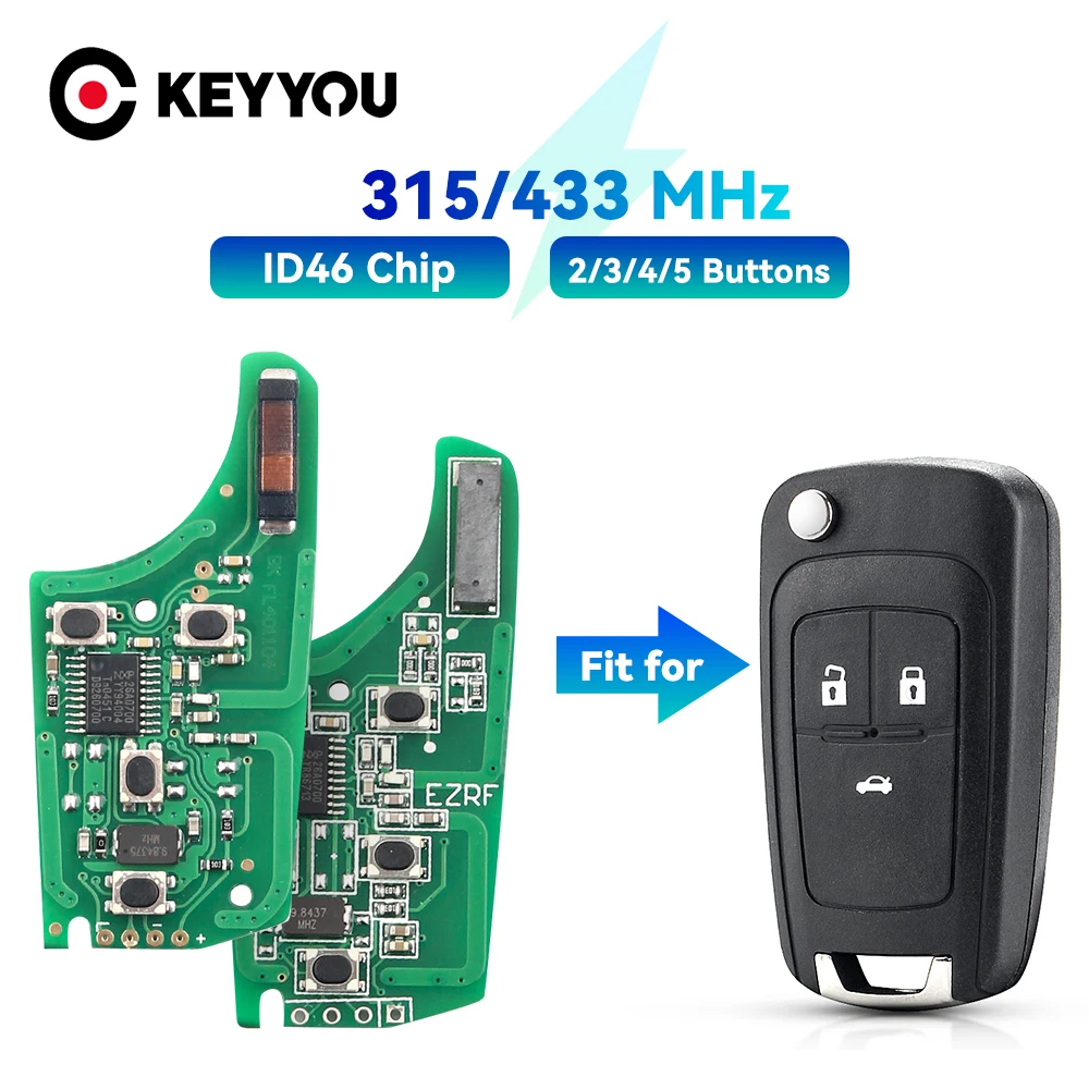KEYYOU-2-3-4-5-Buttons-Car-Control-Remote-Key-Electronic-Circuit-Board ...