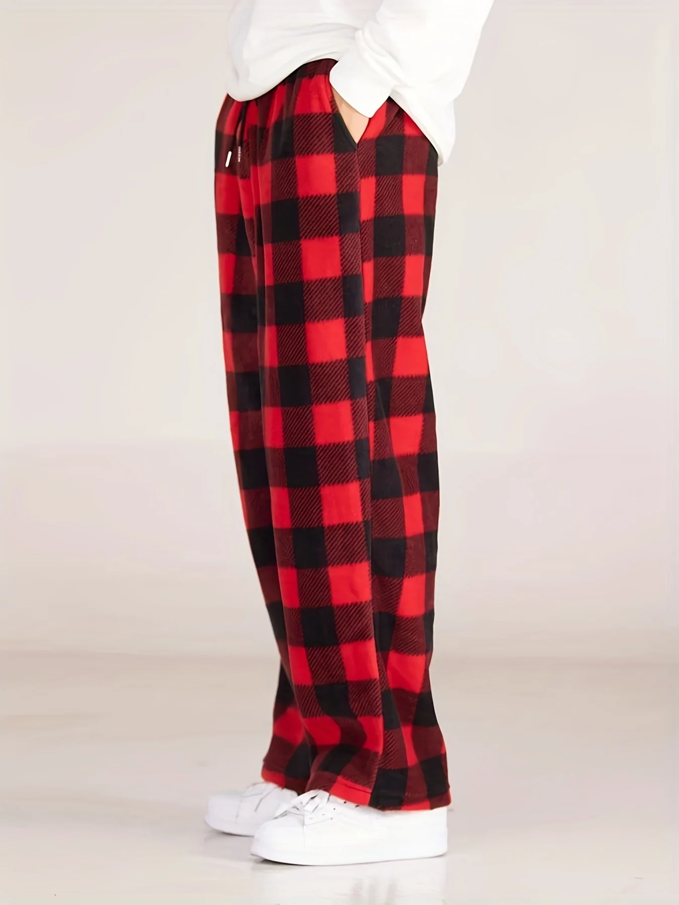 Autumn-and-Winter-Black-Red-Plaid-Pants-Christmas-Party-Pants-Casual ...