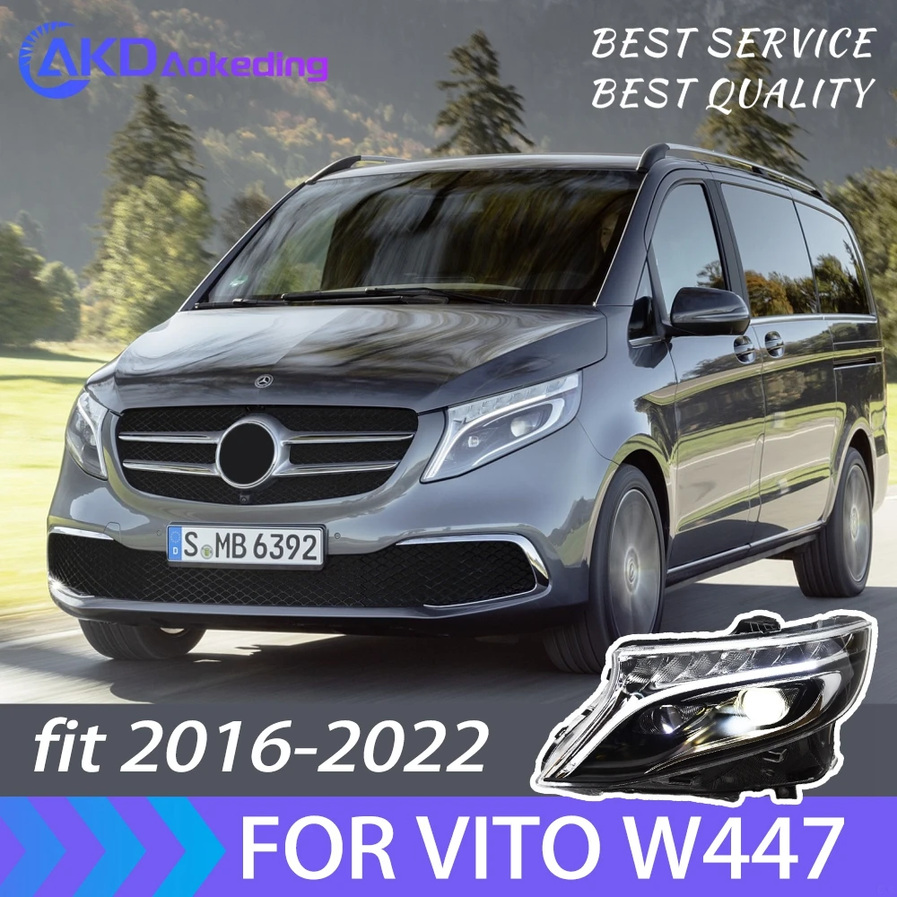 Headlight-For-Benz-VITO-W447-V-Class-LED-Headlights-2013-2018-Head-Lamp ...