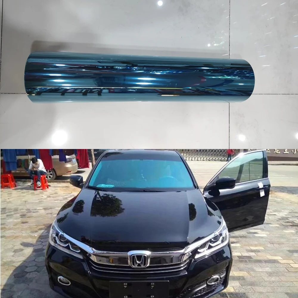 VLT-68-Car-Window-Tints-Blue-Windshield-Rear-Window-PET-Tinting-Film ...