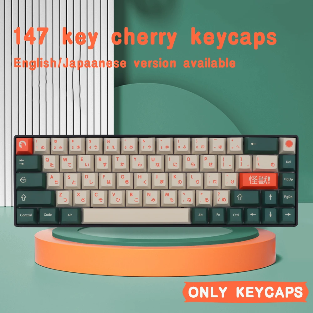 135-147-keys-Kaiju-Keycaps-Cherry-Profile-PBT-Dye-Sublimation-For-GMK ...