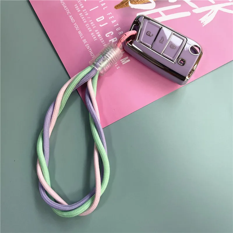 Keychain Colorful Key Chain Metal Key Ring Accessories Portable ...