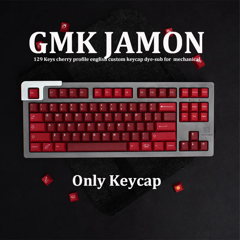 GMK-Jamon-Large-Set-Cherry-Profile-PBT-Keycap-DYE-SUB-English-Custom ...