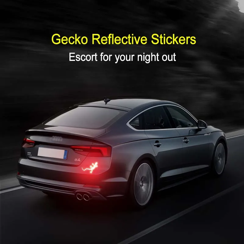 Flexible-diamond-grade-reflective-gecko-car-reflective-anti-collision ...