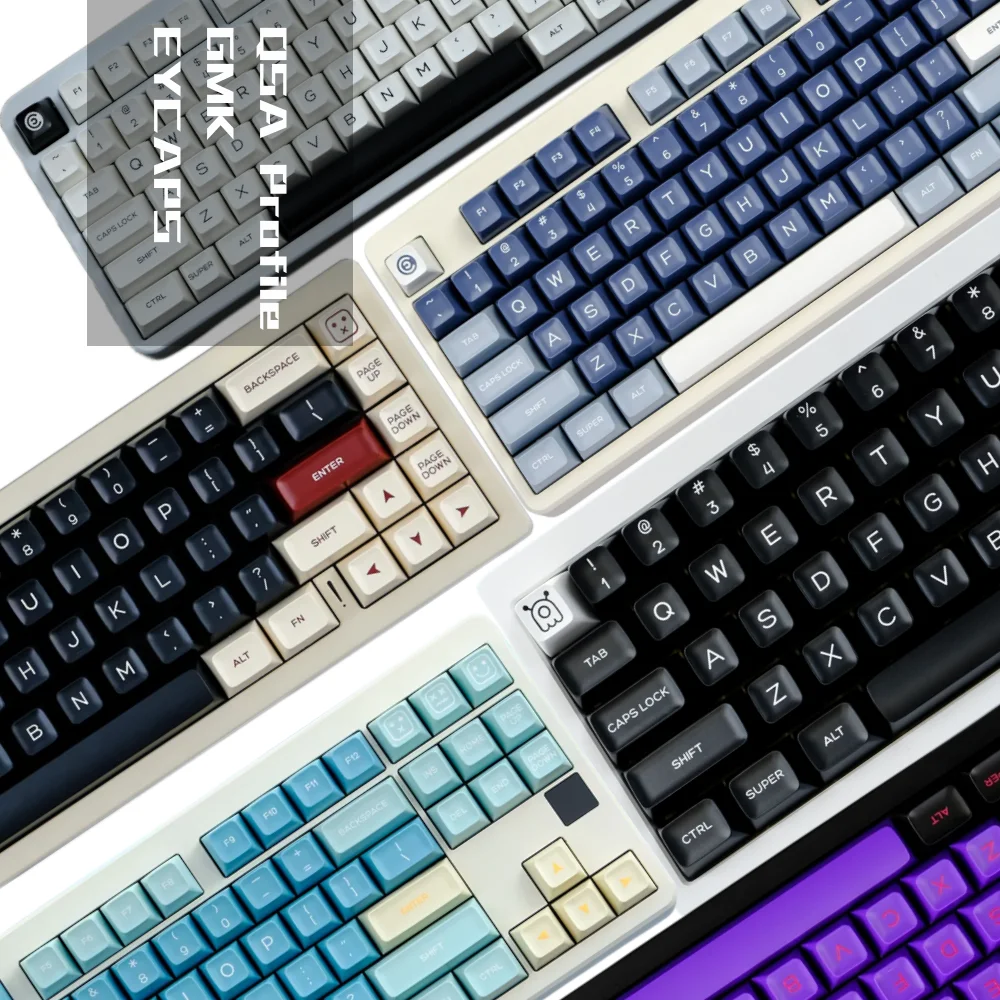 GMK-Keycap-Clone-WOB-BOW-EVA02-Sock-Gift-QXA-Profile-Double-Shot-PBT ...