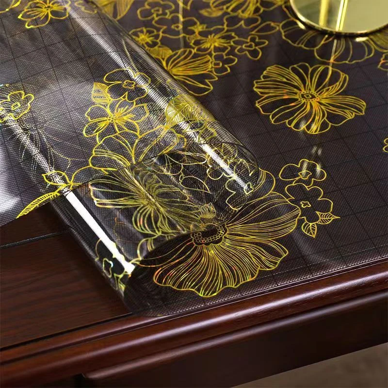 PVC Plastic Tablecloth Soft Glass Clear Waterproof Table Cloth ...