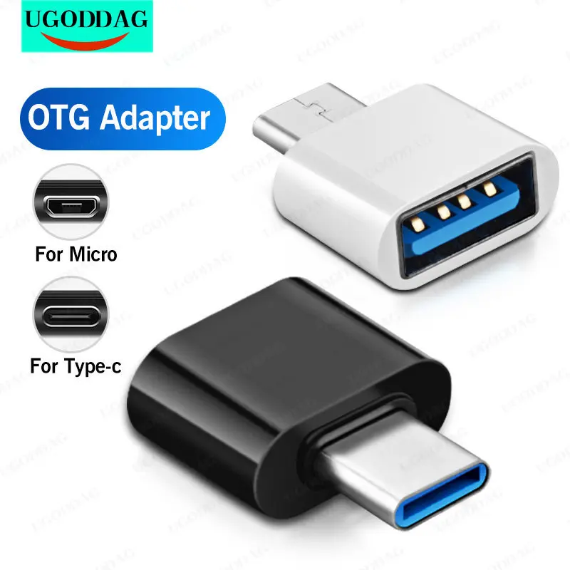 Type C To Usb OTG Adapter 2.0 Micro Usb Phone Adapter Usbc Smartphone ...