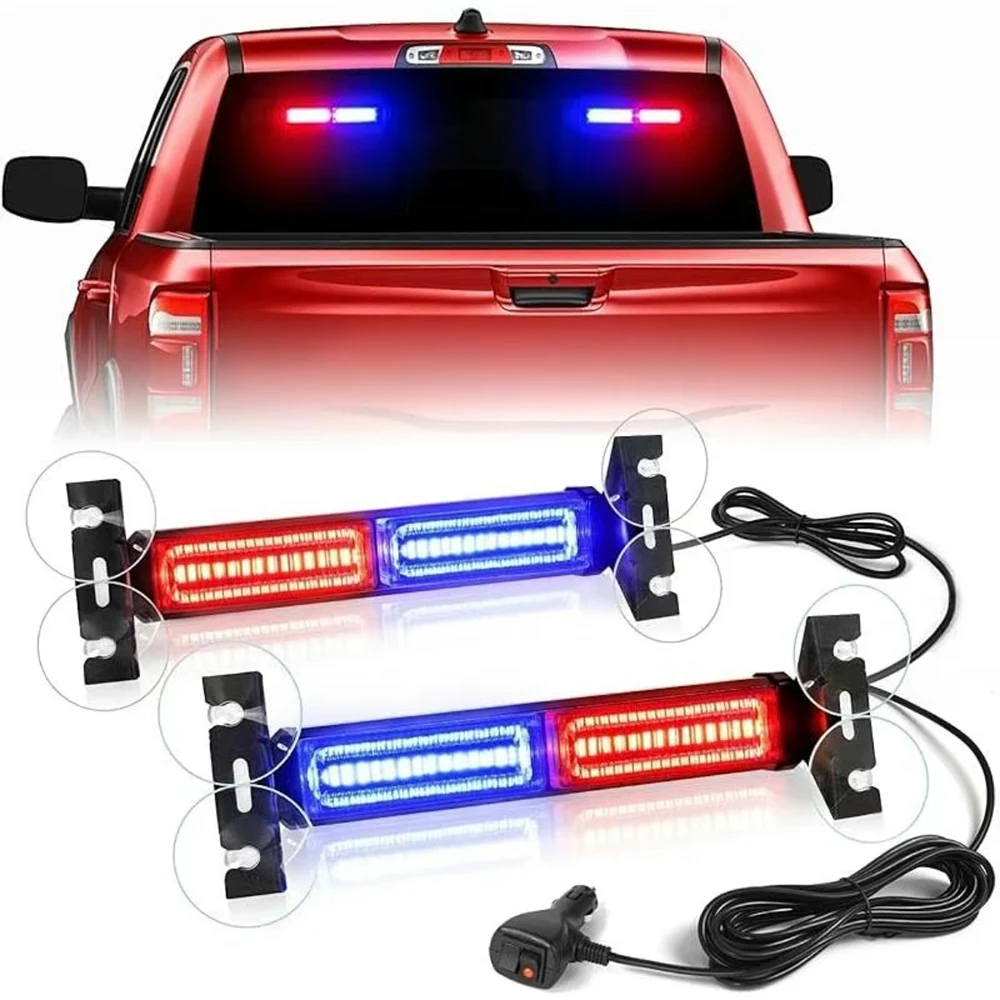 2-in-1 12V 24V LED Strobe Lights For Emergency Flash Warning Lamp ...