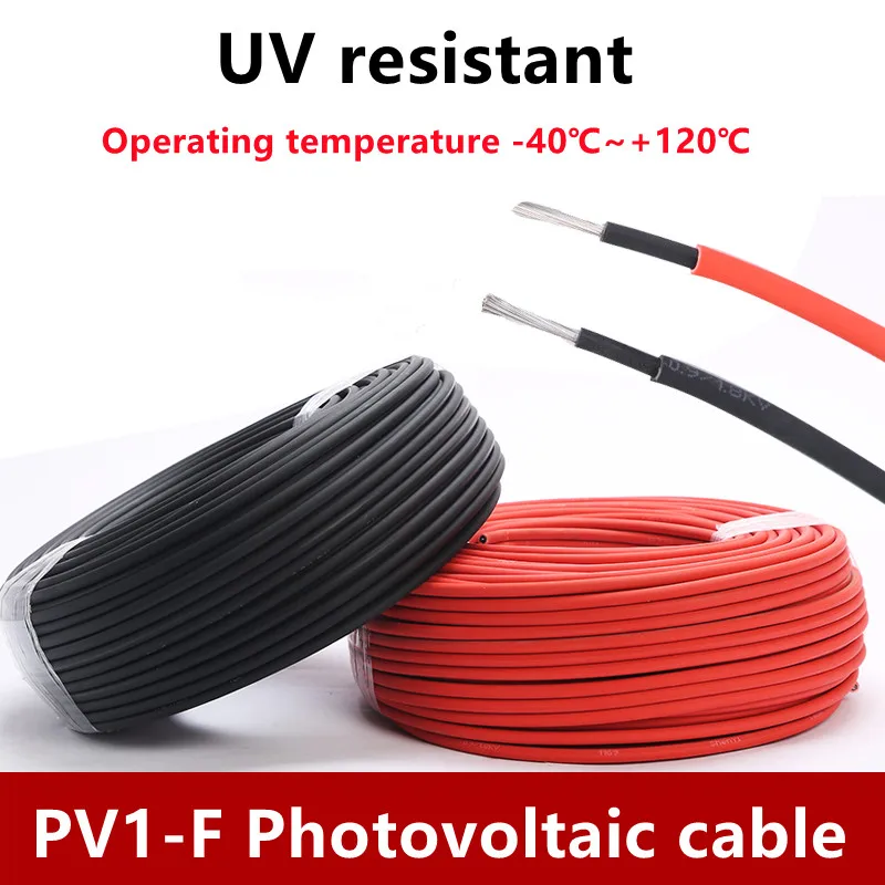 Anti-ultraviolet-photovoltaic-cable-PV1-F-15-13-11-9-7-6-AWG-10meters ...