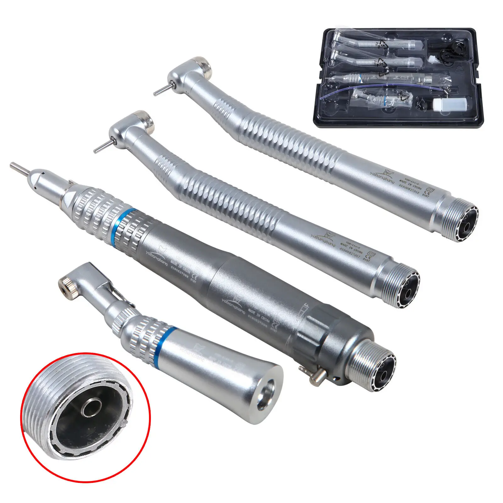 Dental NSK Style PANA MAX 2, Kit de pieza de mano de contraángulo recto de alta y baja velocidad ...