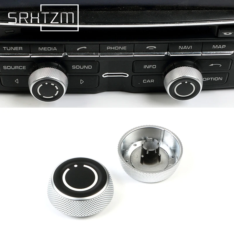 Audio-Volume-Radio-Knob-Cover-CD-Multi-Media-Control-Switch-Button-For ...