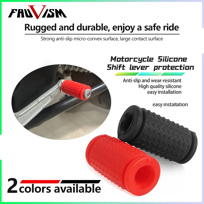Rubber-Cover-Motorcycle-Gear-Shift-Shifter-Lever-Foot-Pad-Pedal ...